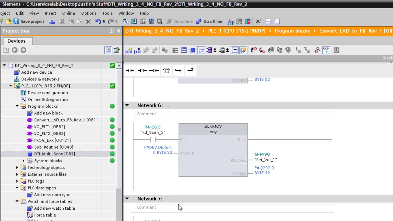 DTI series Mode 3 and 4 Code Example - YouTube