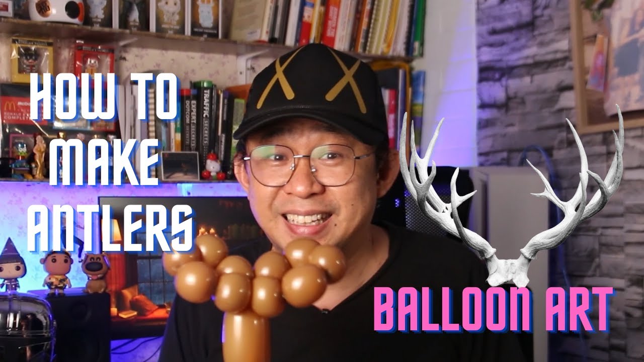 Balloon Animals for Beginners - Antlers #6 - YouTube
