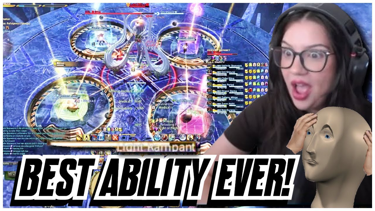 FF14's BEST Ability? Light Rampant E8S - YouTube