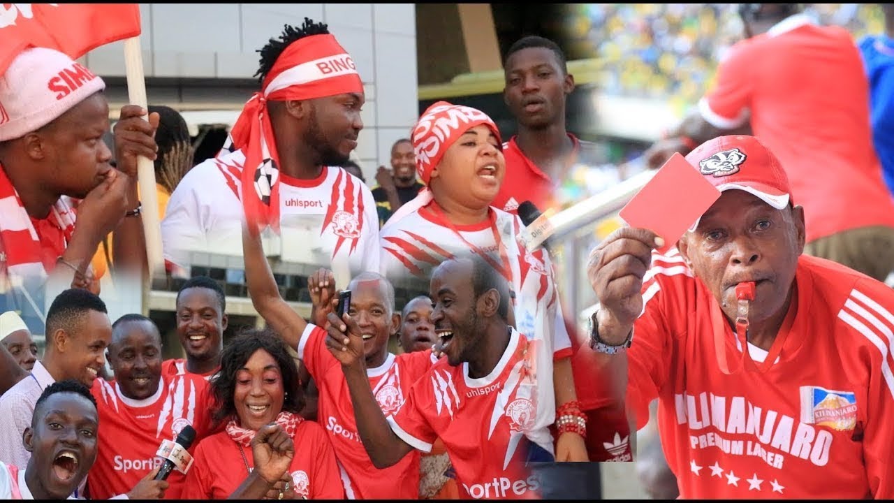 SIMBA VS RAJA CLUB ATHLETIC MBWEMBE ZA MASHABIKI WA SIMBA BENJAMIN ...