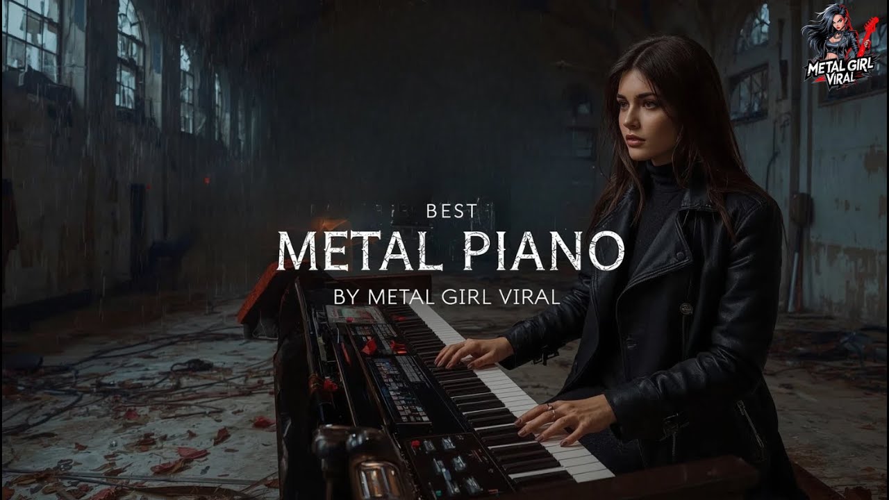 🎸 Best Heavy Metal Piano | Epic Melodies Forged in Shadows | Metal Girl ...
