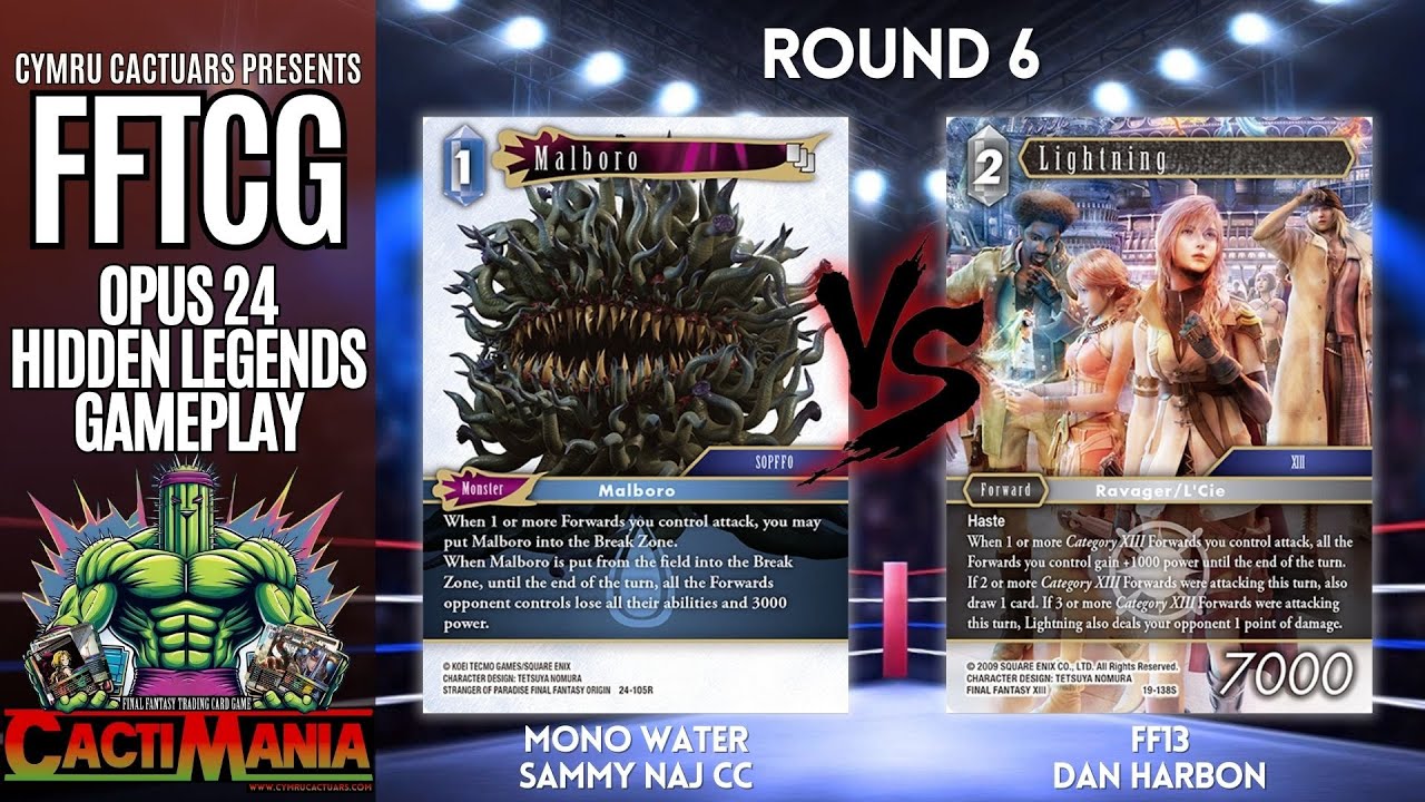 CACTIMANIA R6 Mono Water CC vs FF13 Aggro // Opus 24 // Cymru Cactuars ...