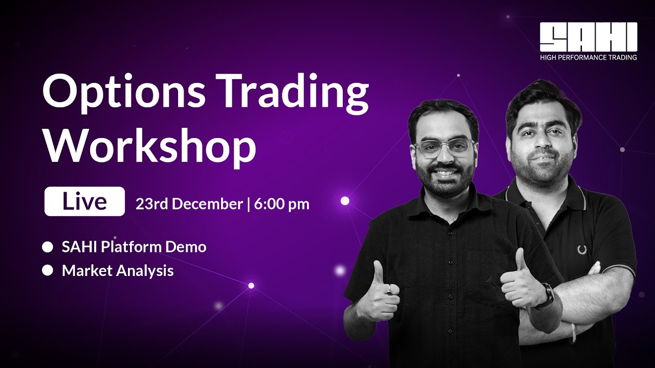 Options Trading Workshop: Sahi Platform Demo & Market Analysis - YouTube