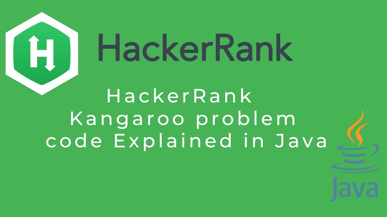 Hackerrank Kangaroo Problem Explained With Code In Java Youtube 5737