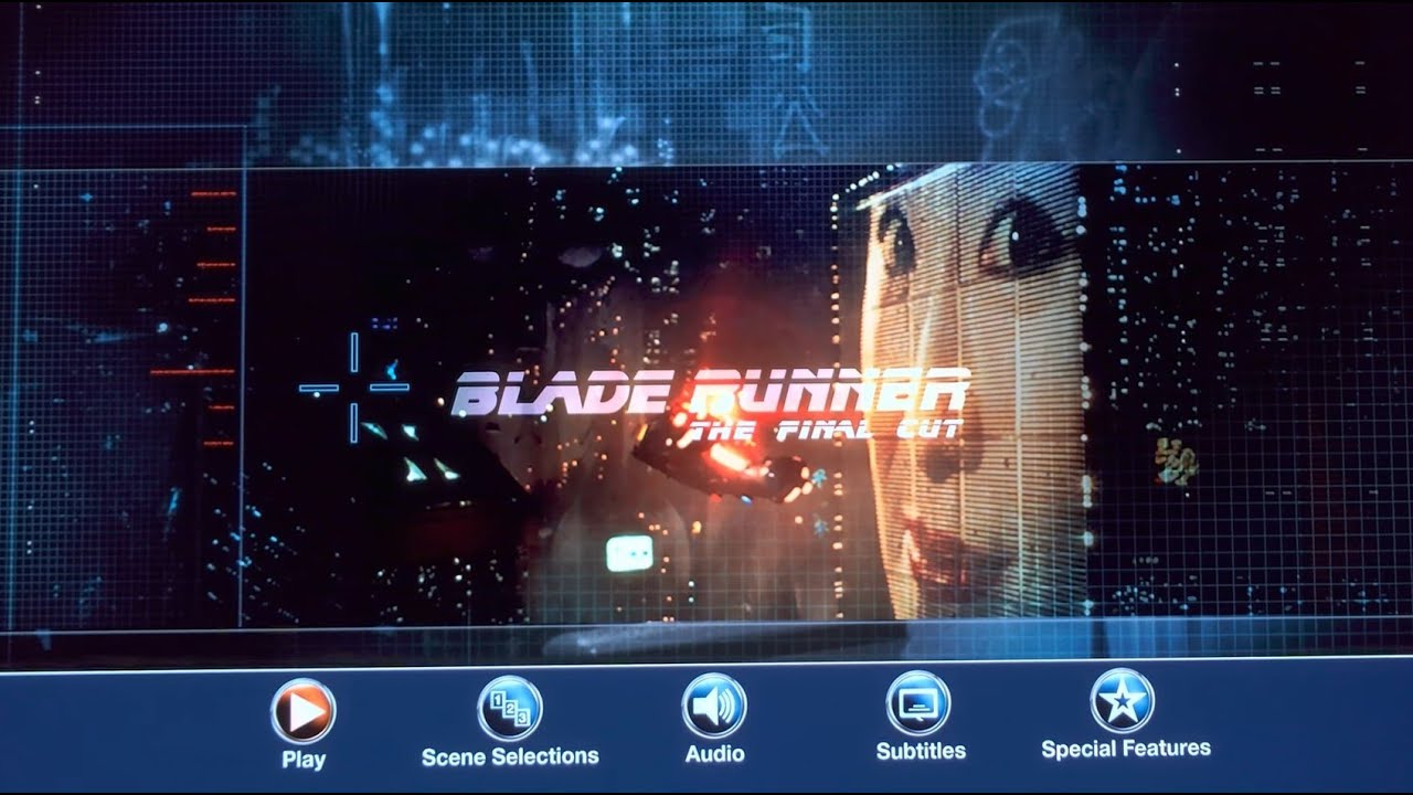 Blade Runner (1982) 4K Ultra HD Movie Menu - YouTube