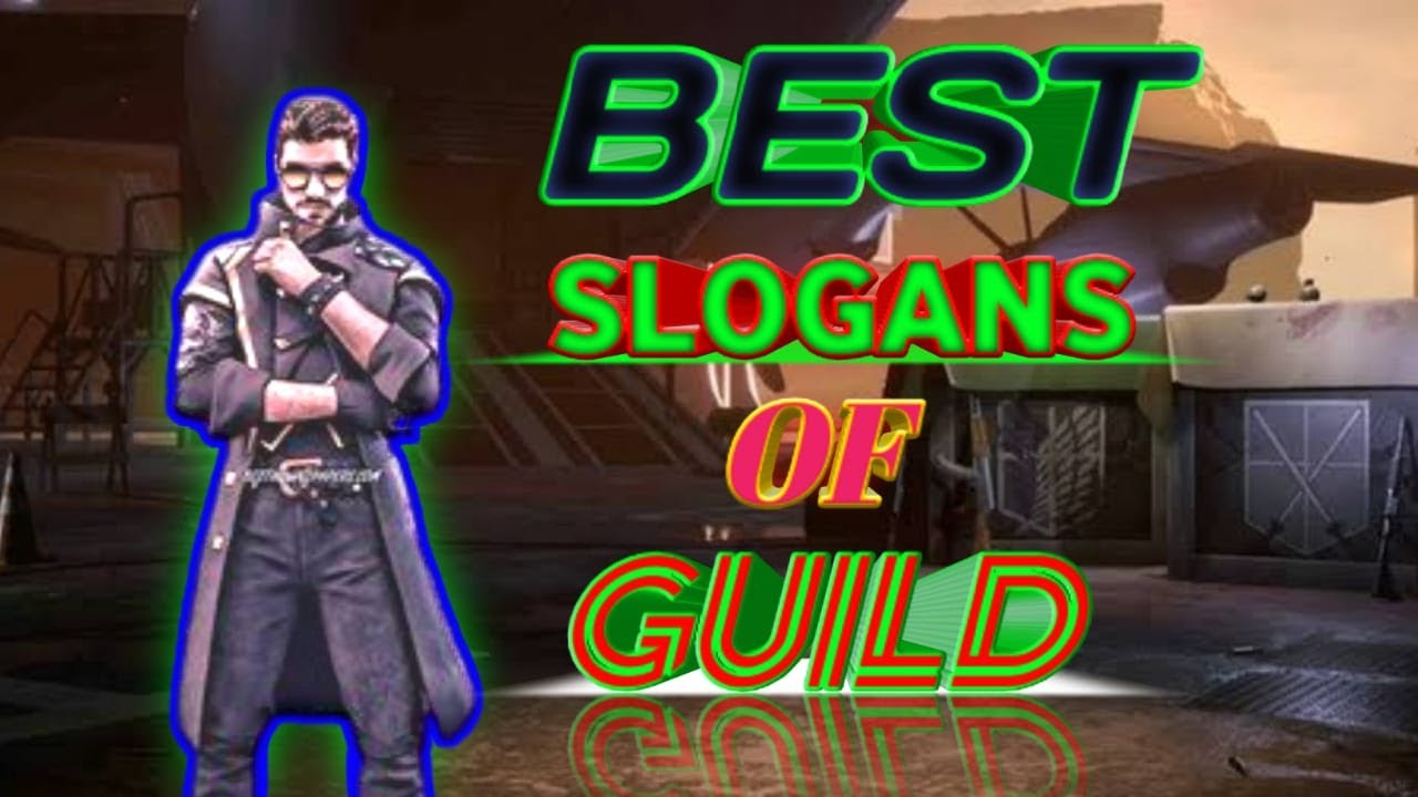 Best Slogan Of Your Guild In Free Fire 🔥| All New Customies Unique ...