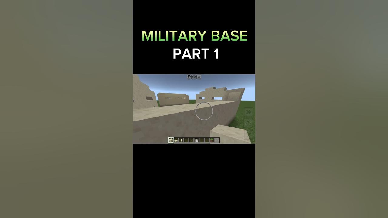 build military base | #minecraft #reels #shorts - YouTube