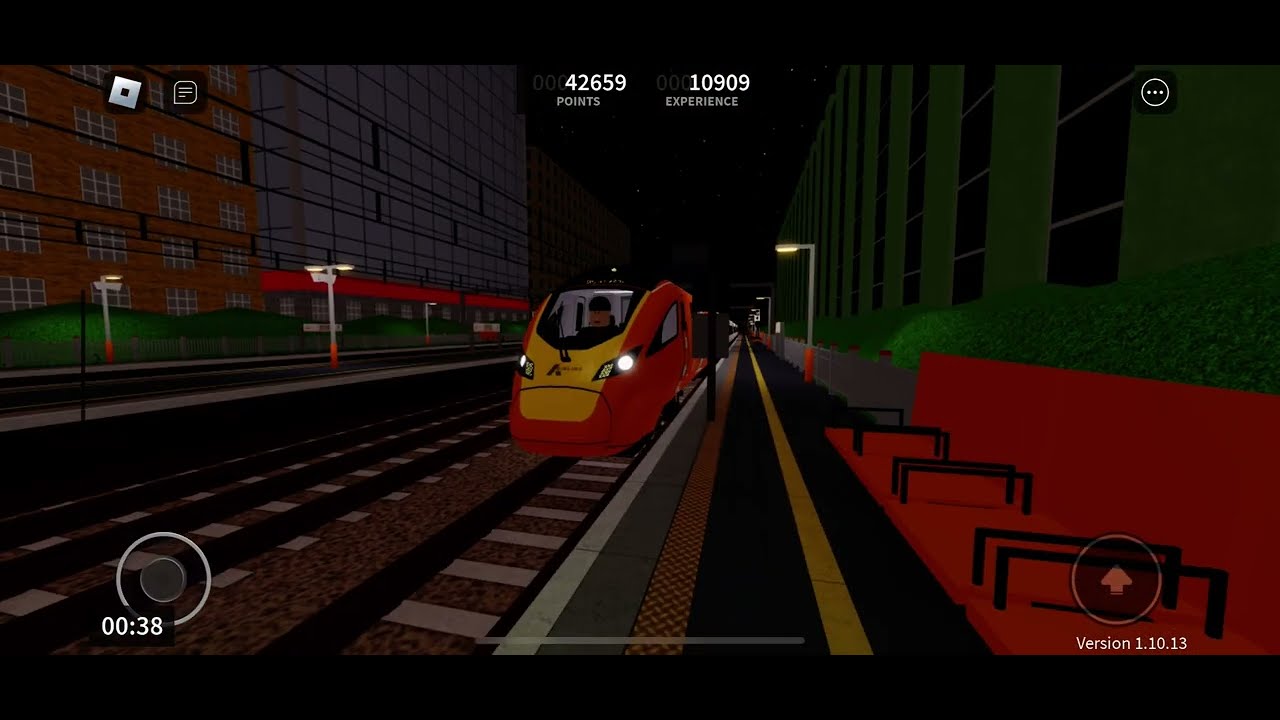 Roblox (SCR Short) Class 397 arrives and departs Elesemere Junction to ...