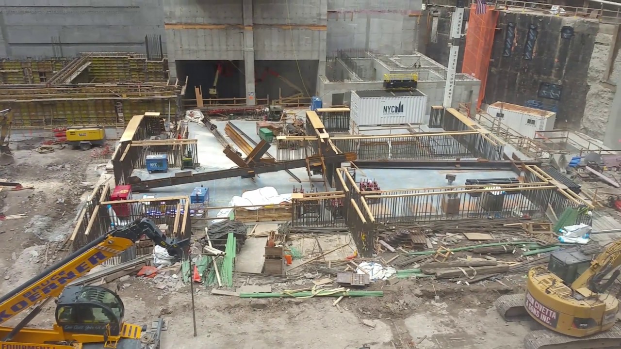 One Vanderbilt Tower: Banker Steel Company FIRST COLUMN rising HD - YouTube