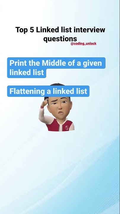 Top 5 Linked list interview questions. - YouTube
