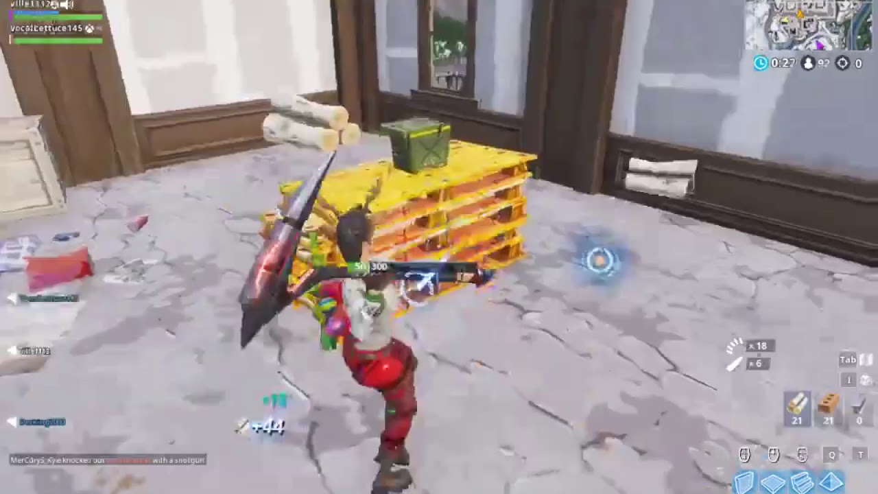 SPILLER FORTNITE MED MENESKER - YouTube