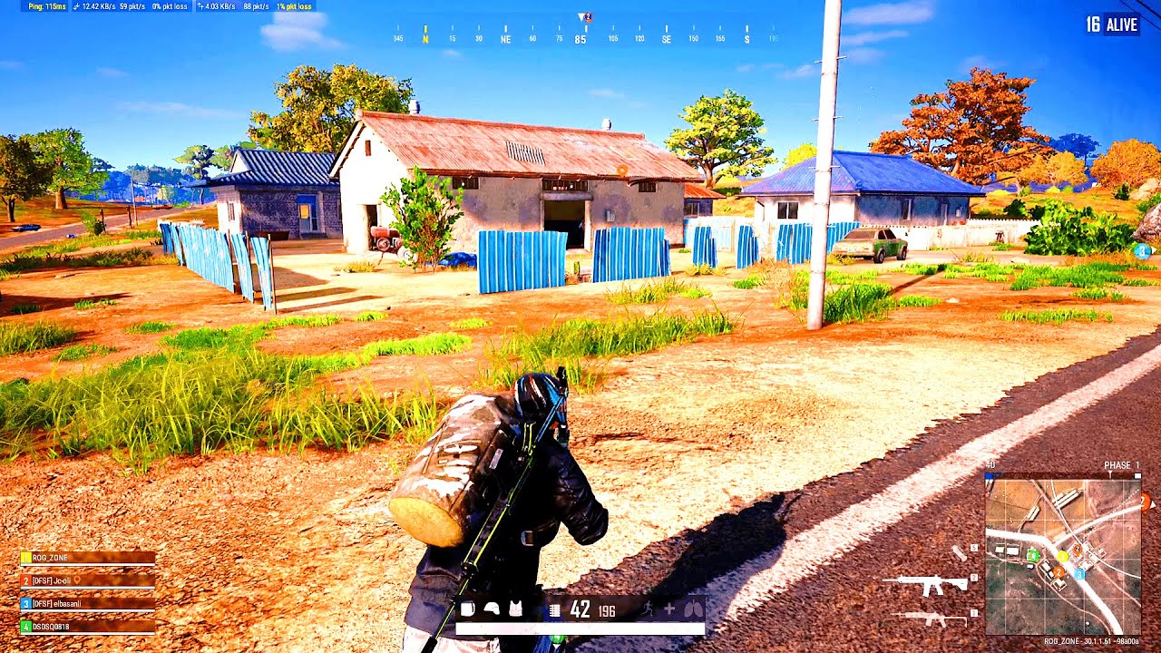 PUBG Intense 4K Action Gameplay ( 4K Ultra Graphics ) | ROG ZONE #65 ...