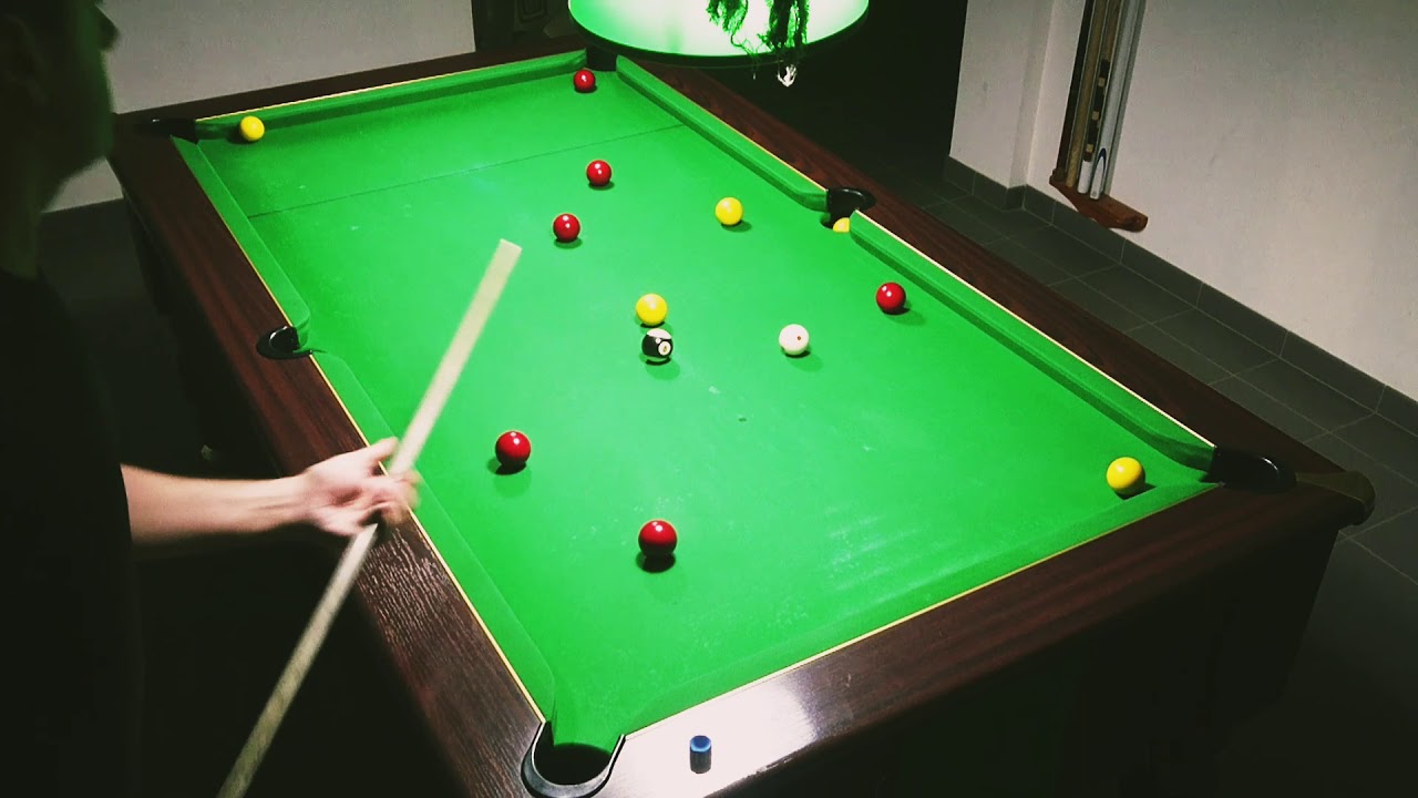 110ème cassé fermé billard anglais 8 pool training blackball clearance ...