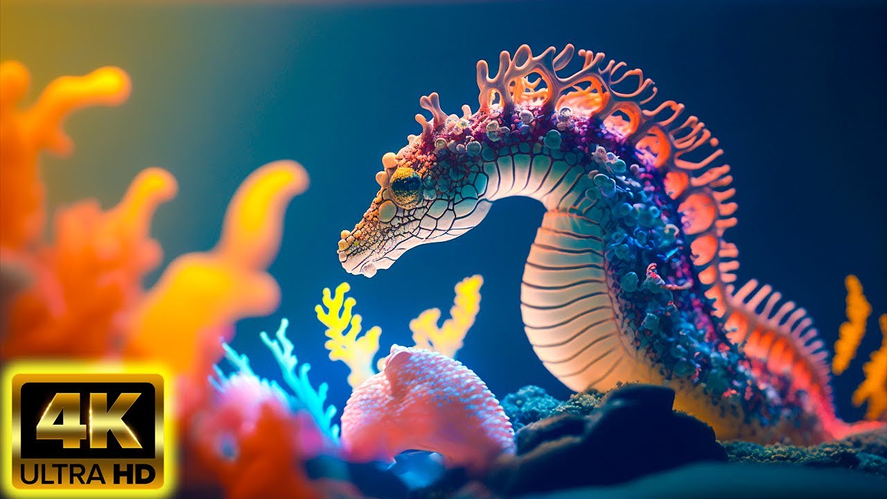 OCEAN 4K - Relaxing Music Along With Beautiful Ocean Life - (4K Video ...