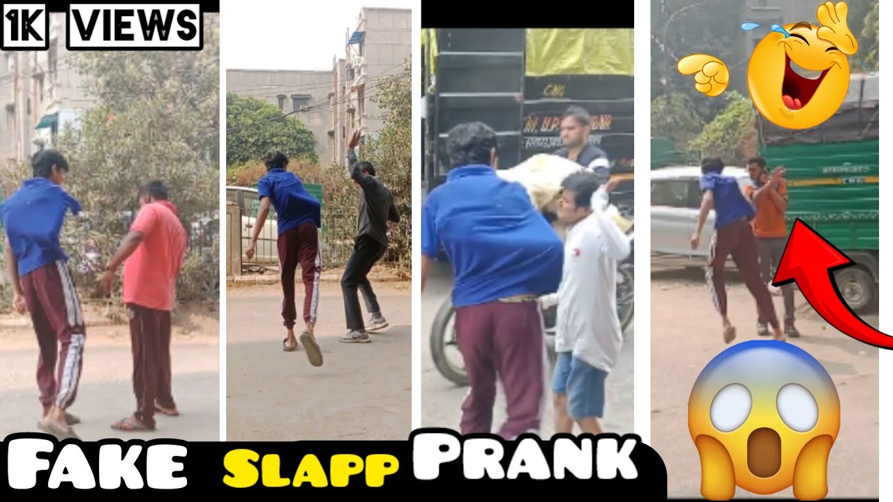 SLAP PRANK ON PUBLIC 🤯 #funny #like #trending - YouTube