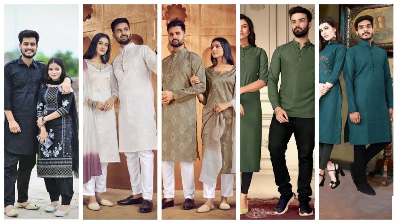 Couple matching dress designs ideas for eid || couple same dresses ...