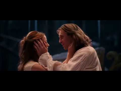 Belle and Prince Adam kiss (Emma Watson and Dan Stevens) BatB