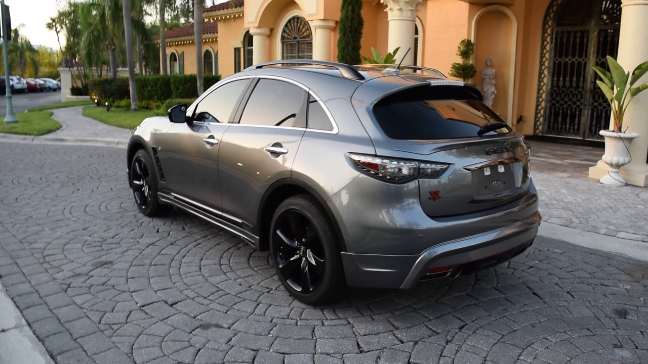 16 Infiniti QX70 S RWD Custom with 5k miles - YouTube