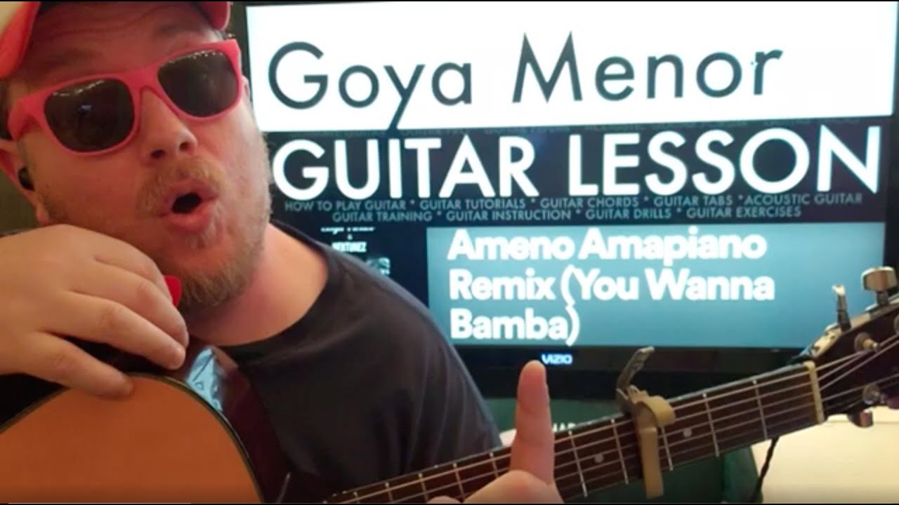 How To Play Ameno Amapiano Remix - Goya Menor Nektunez Guitar Tutorial ...