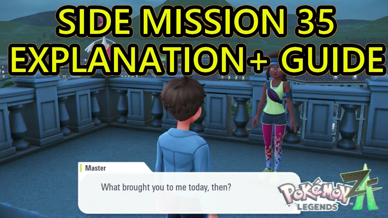 Pokemon Legends ZA Side Mission 35 Guide. Guidance From a Yoga Master ...
