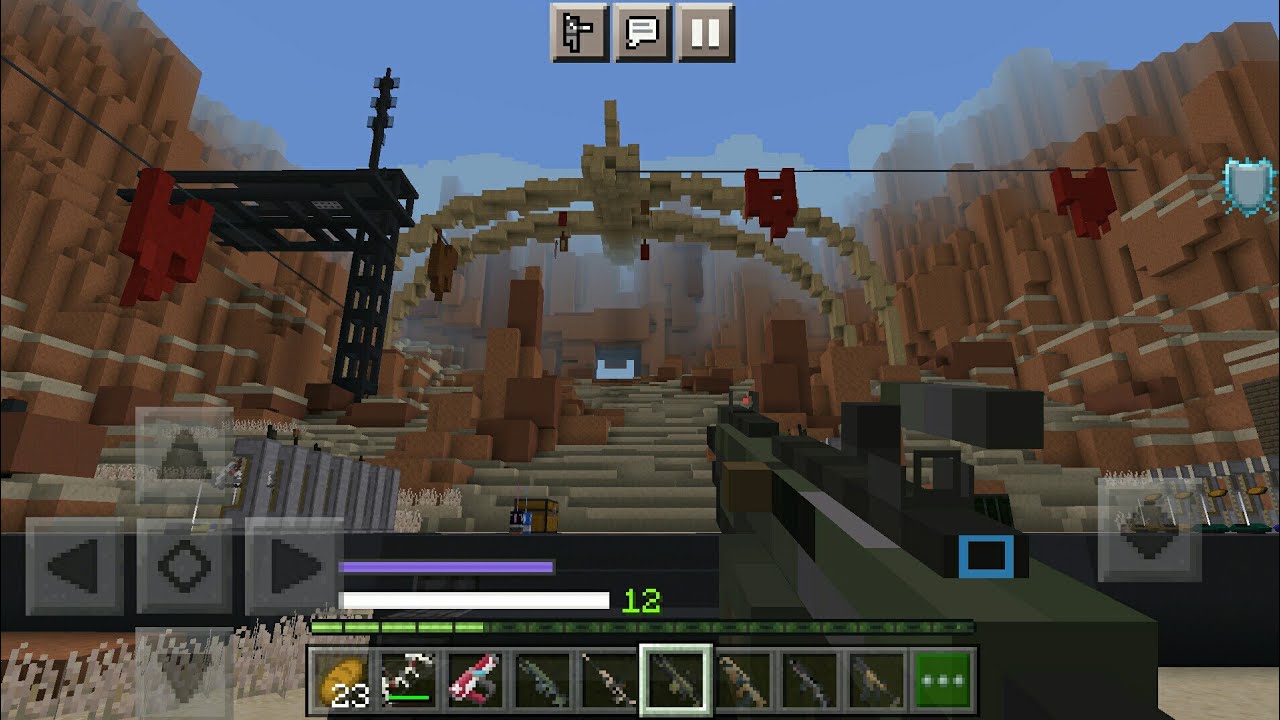 Apex Legends add-on and Firing Range Map in Minecraft PE - YouTube