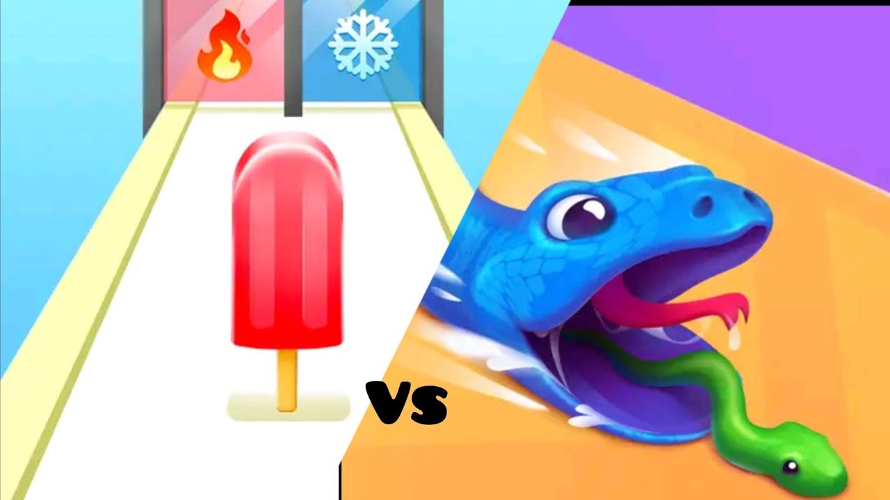 Snacks Run VS ice cream Game Run All Levels Gameplay Android,ios BEST ...