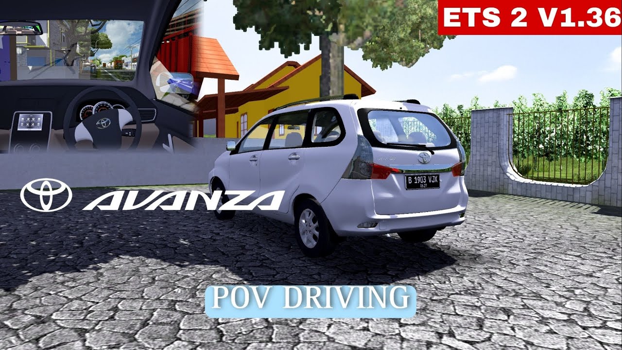 Euro Truck Simulator 2 Indonesia || Toyota Avanza 2020 - Pov Driving ...