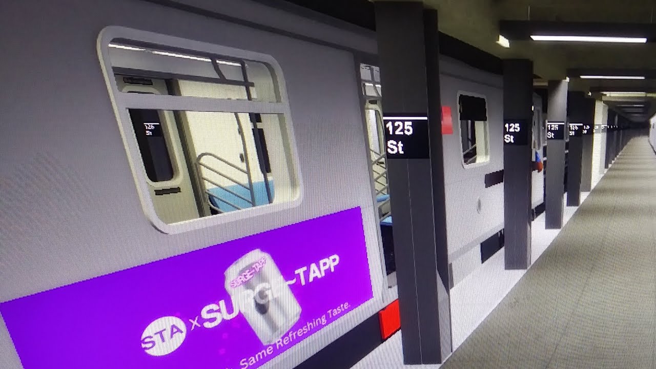 new sunset subway R142 surge wrap clip - YouTube