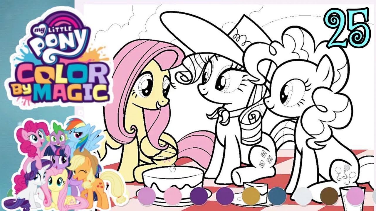 My Little Pony : Color By Magic | Cuties Ponies Garden #mylittlepony # ...