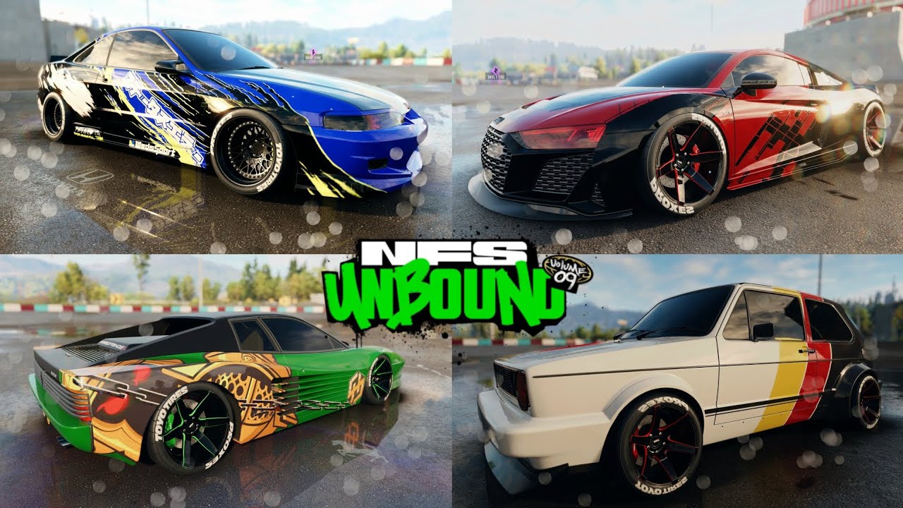 NFS UNBOUND, "A+" Races + Builds. Honda Integra Type R/ Audi R8 ...