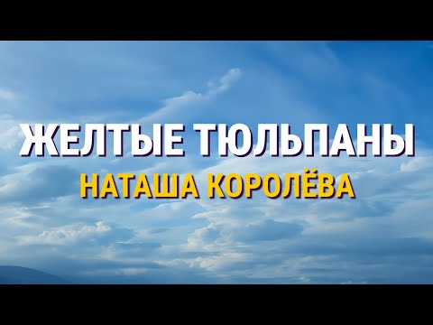Наташа Королёва - Желтые тюльпаны (Lyric video)