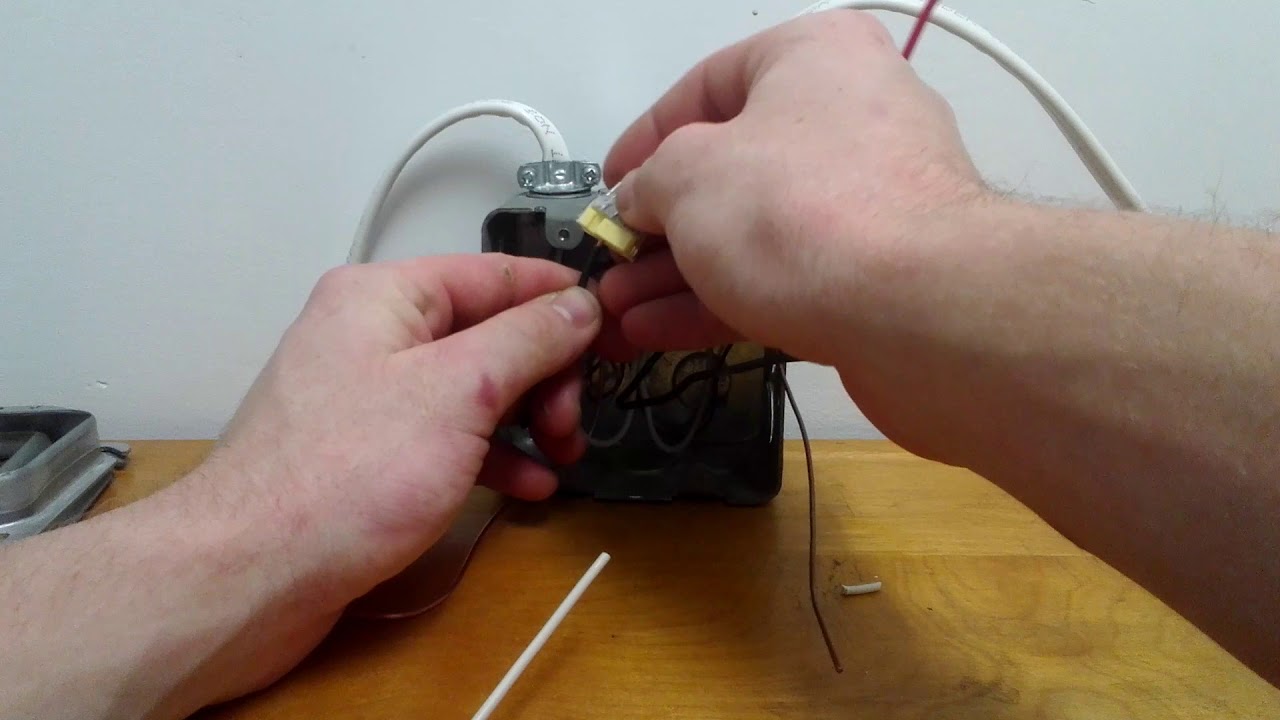 How to wire a 2 gang switch box - YouTube
