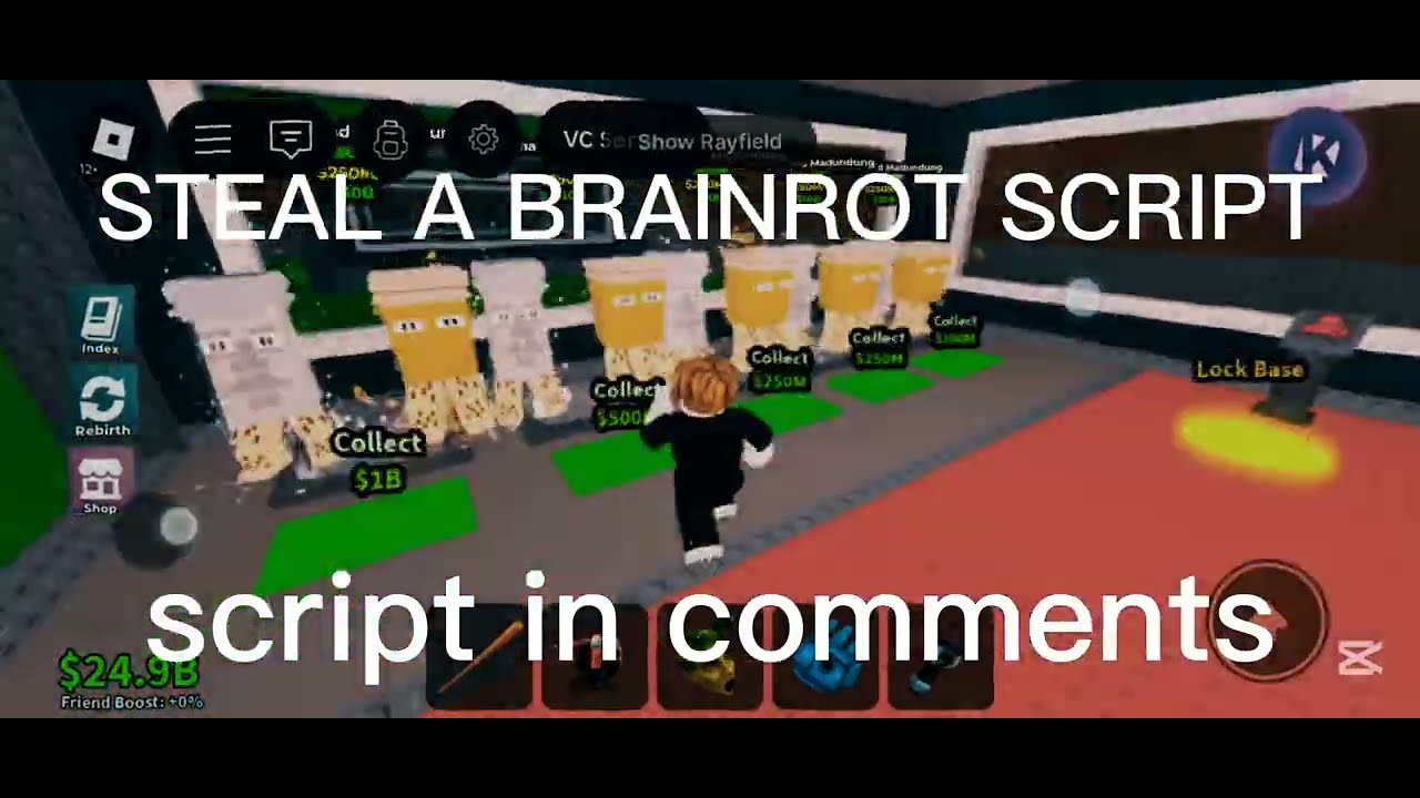"STEAL A BRAINROT Script Showcase 🧠 | Brainrot Spawner Madness!" - YouTube