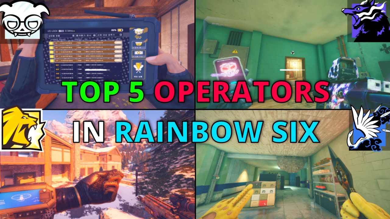 Top 5 SOLO Q Operators in Rainbow six siege - YouTube