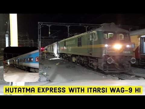 Surprise !! Hutatma Express with E-loco | Itarsi Wag-9 in lead ...