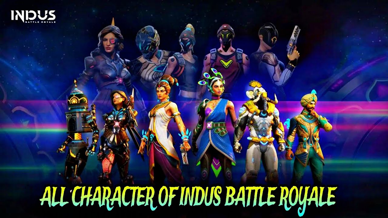 ALL CHARACTERS OF INDUS BATTLE ROYALE GAME 🤯||HACKGOD GAMING - YouTube