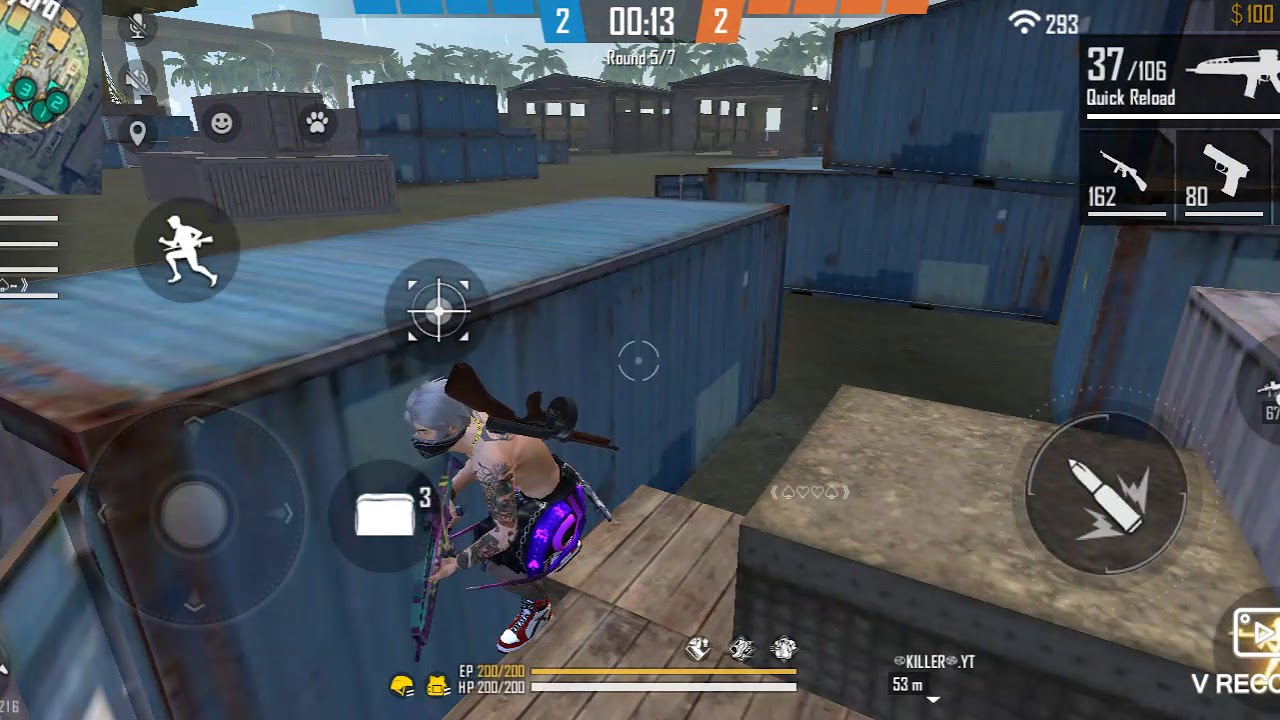 An normal person playing free fire 😂😂😂 - YouTube