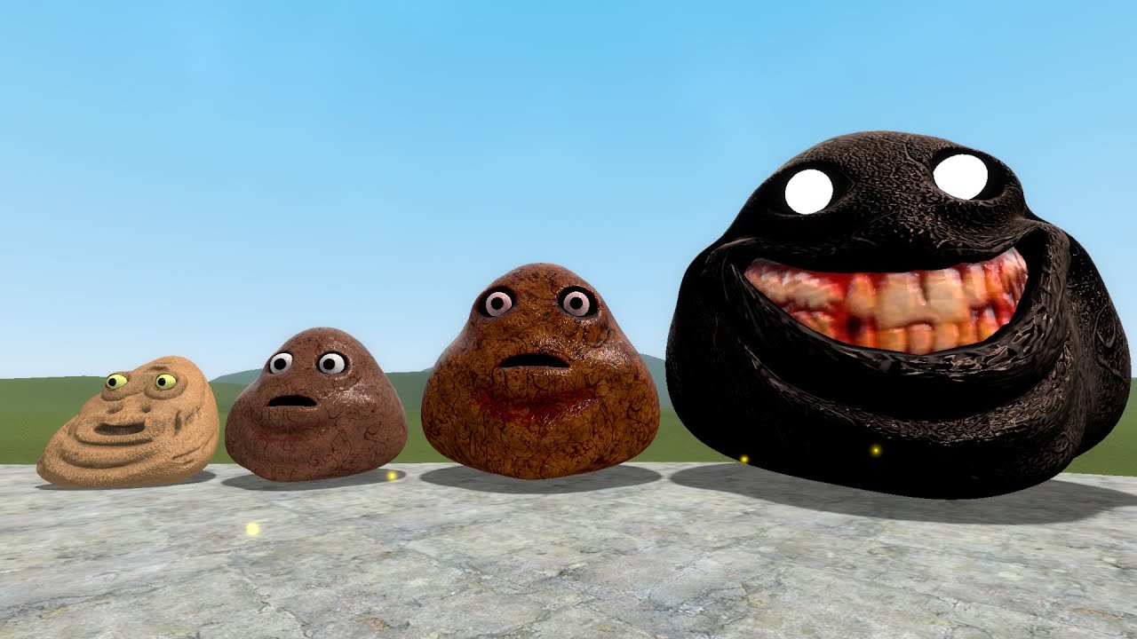 Evolution Of The Pou To Become A Nightmare Pou Bou's Revenge In Garry's ...