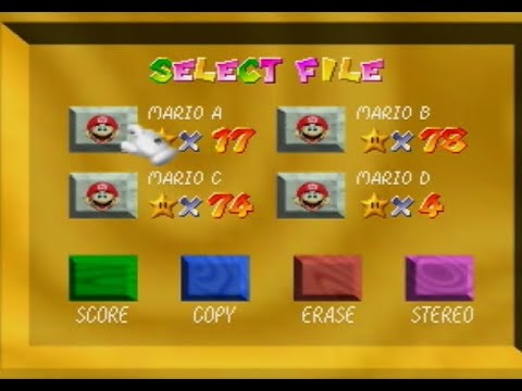 Super Mario 64 File Select (Piano Cover) - YouTube