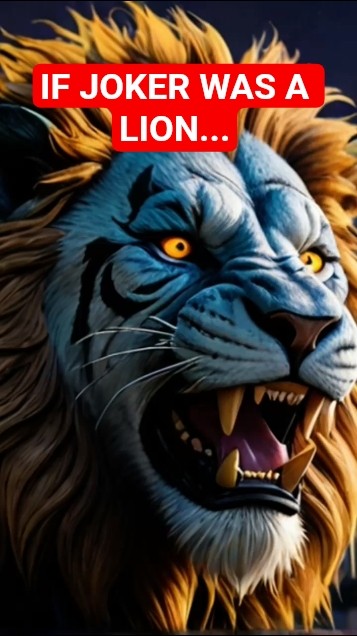 The Joker Reimagined as a Lion - YouTube