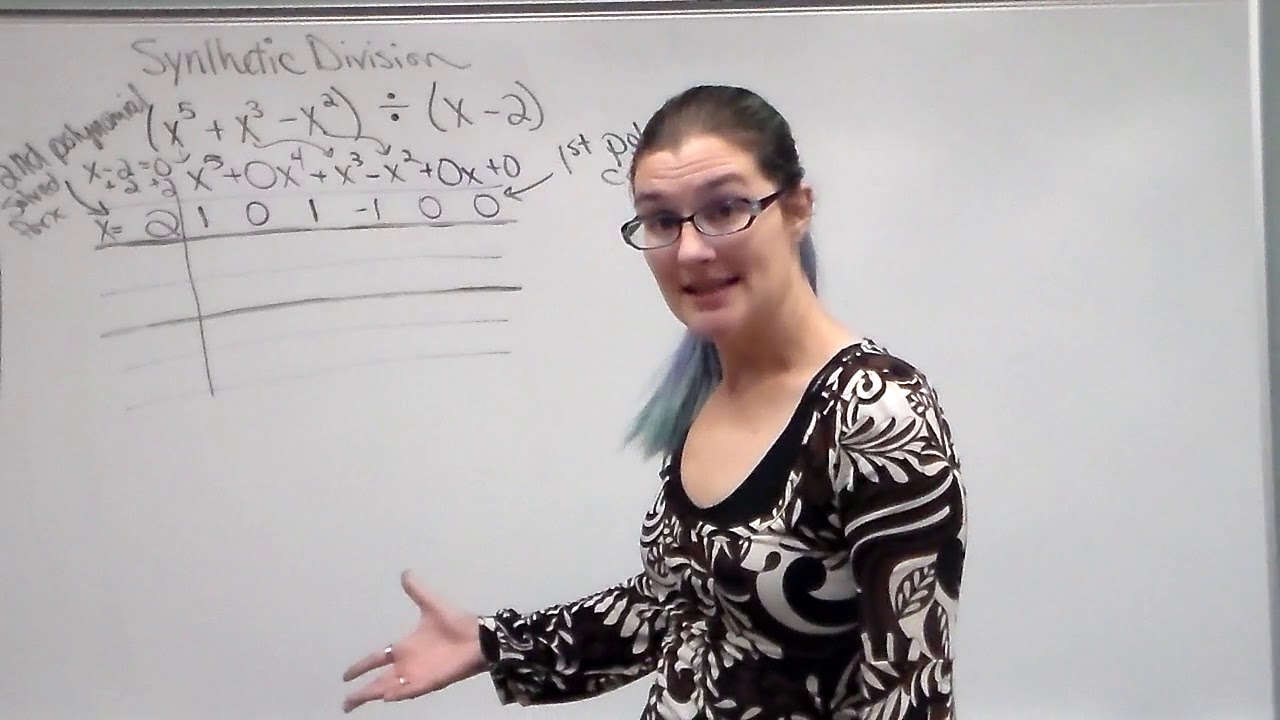 Synthetic Division with missing terms - YouTube