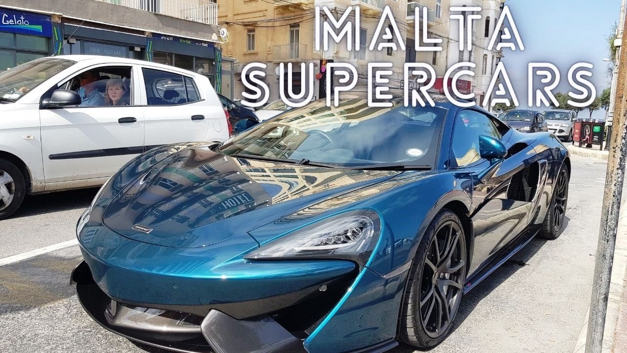 Supercar Paradise in beautiful Malta - YouTube