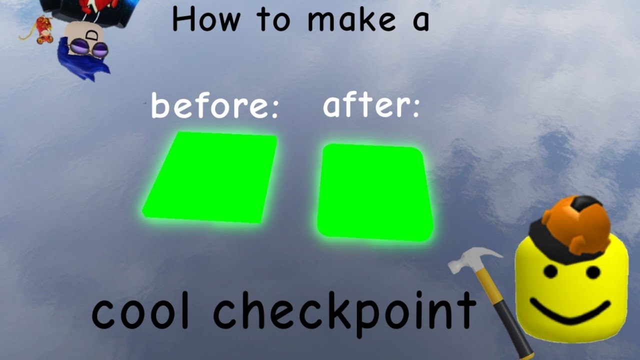 how to make a cool checkpoint in obby creator! - YouTube