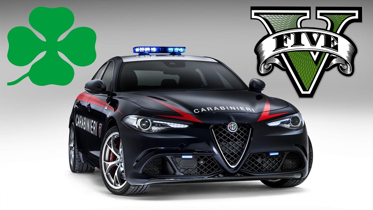 GTA 5 MOD VITA REALE : UN GIORNO CON L' ALFA ROMEO GIULIA QV🍀#22 - YouTube
