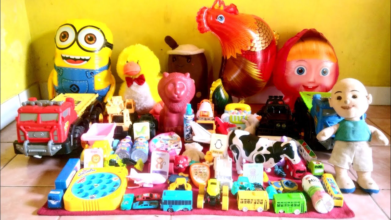 Hunting Mainan Tractor Spiderman Minion hunting jajan idm 25 - YouTube