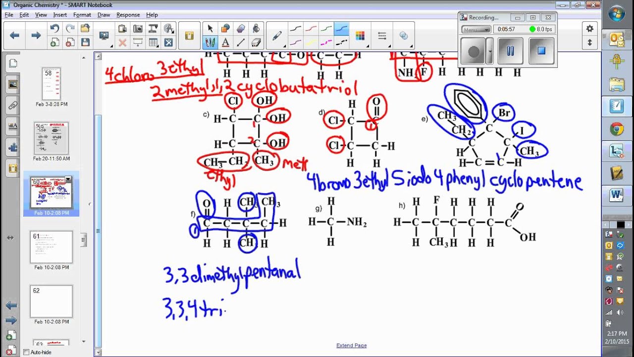 hydrocarbon derivatives examples - YouTube