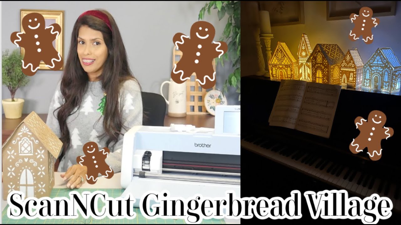 ScanNCut Light Up Paper Gingerbread Houses : AllBrands Afterhours - YouTube