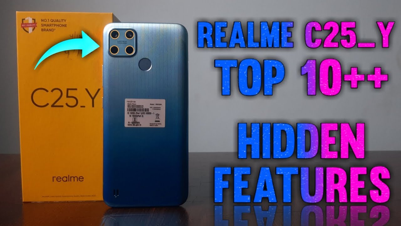 Realme C25Y Top 10++ Hidden Features | Realme C25Y Tips & Tricks ...
