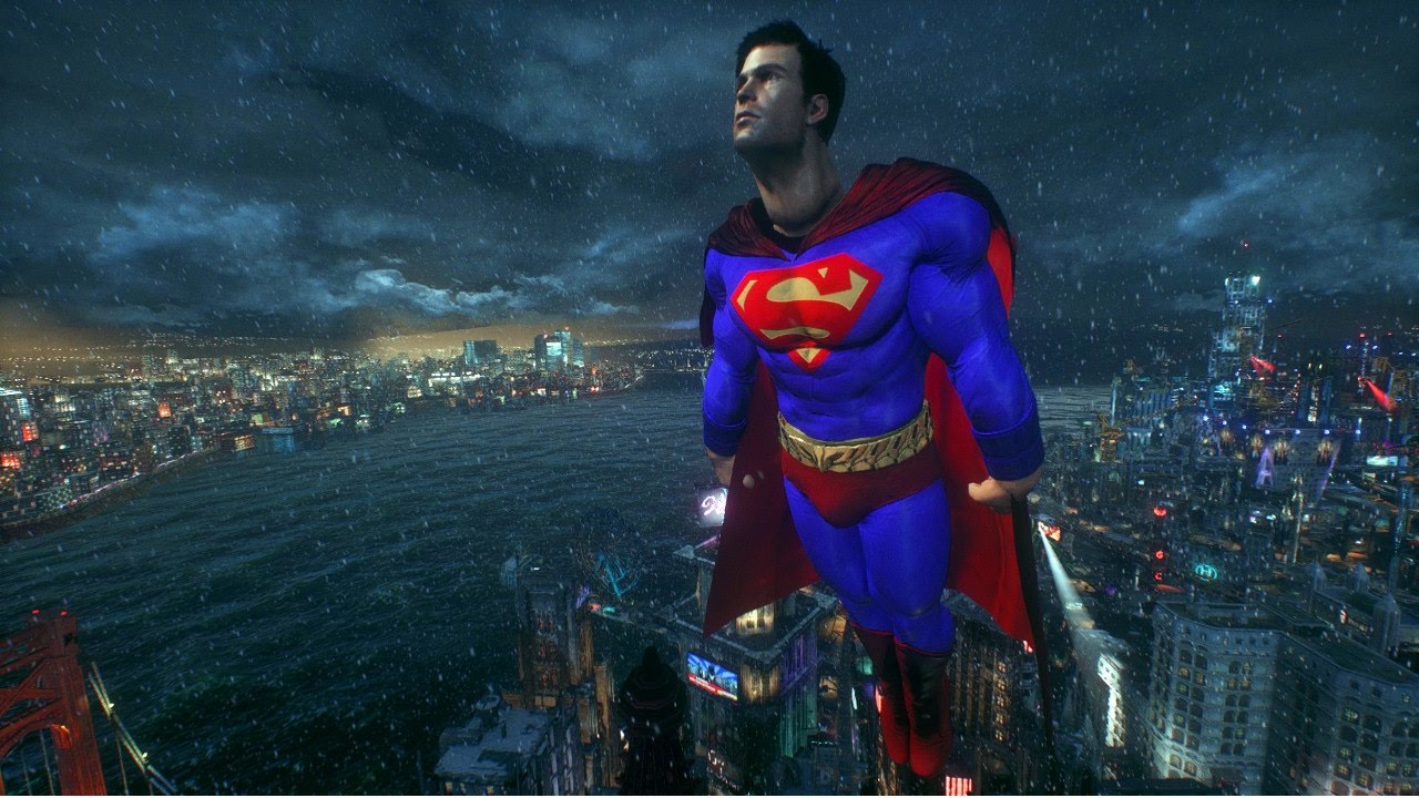 Batman Arkham Knight: Superman Mod - YouTube