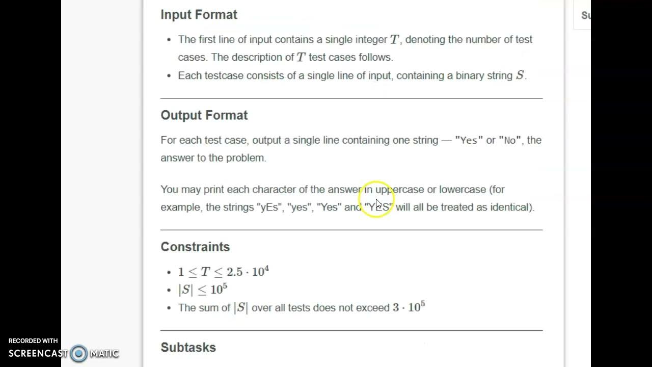 Prime in a binary string | Codechef | January Long 2022 | January long ...
